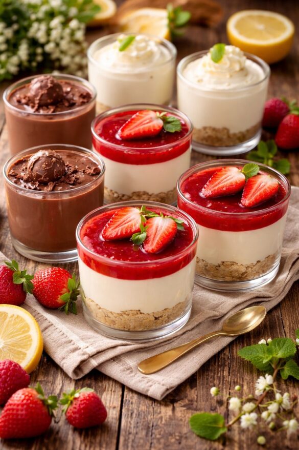 6 Postres en Vasitos para Celebraciones - Sin Harina – Cocina Saludable ...